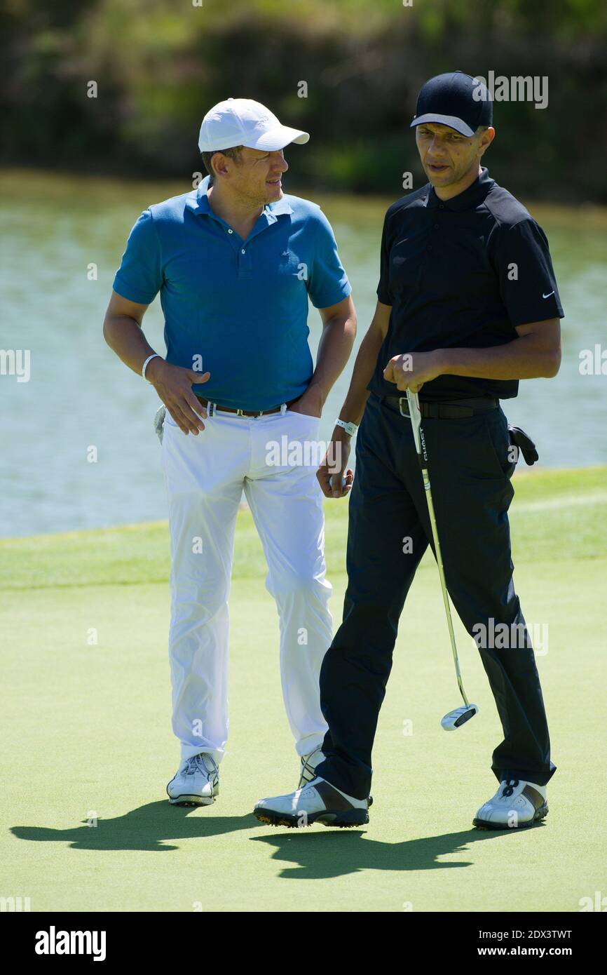 French actor Dany Boon and French actor Roschdy Zem during the Pro-Am ...