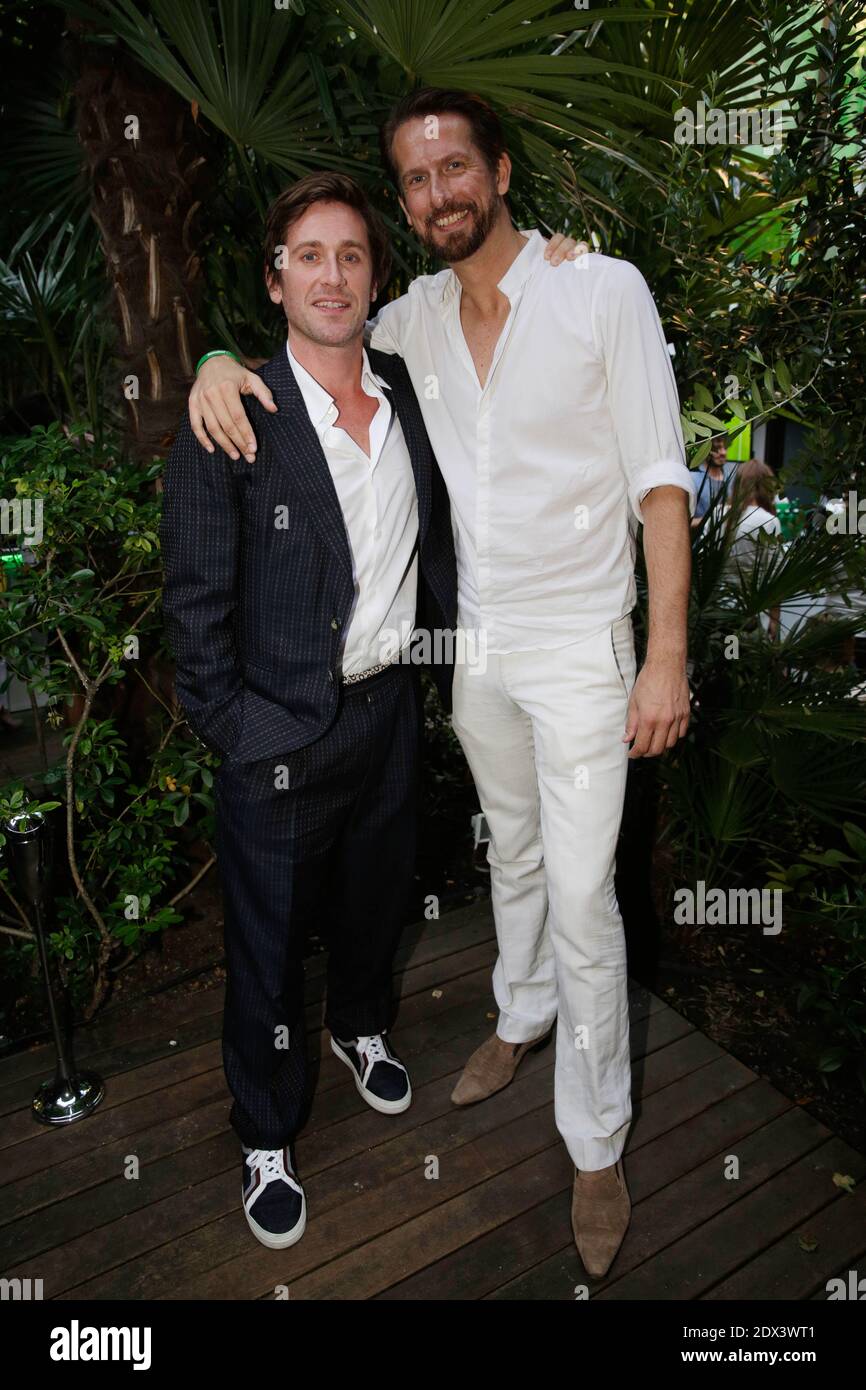Exclusive - Thomas Dutronc and Sam Bobino attending a party to ...