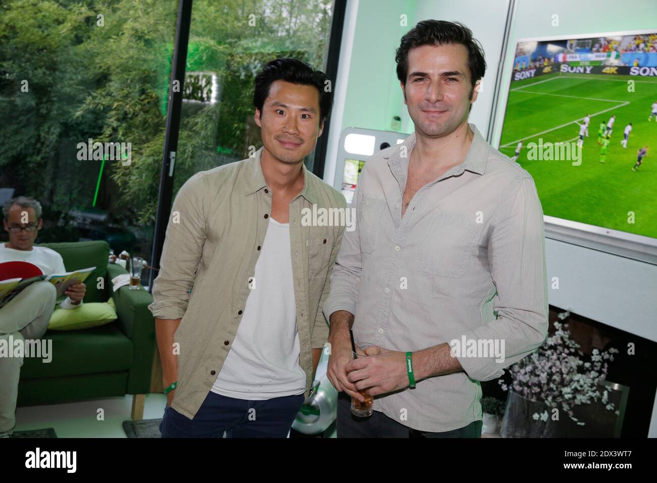 Exclusive - Fred Chau and Gregory Fitoussi attending a party to ...