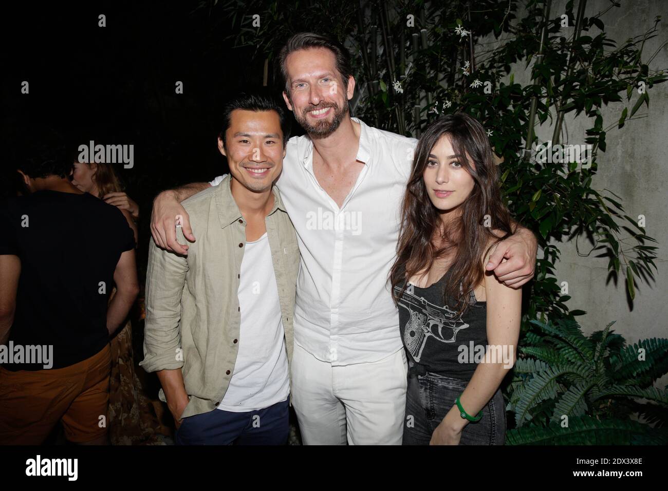 Exclusive - Fred Chau, Sam Bobino and Fanny Valette attending a party ...