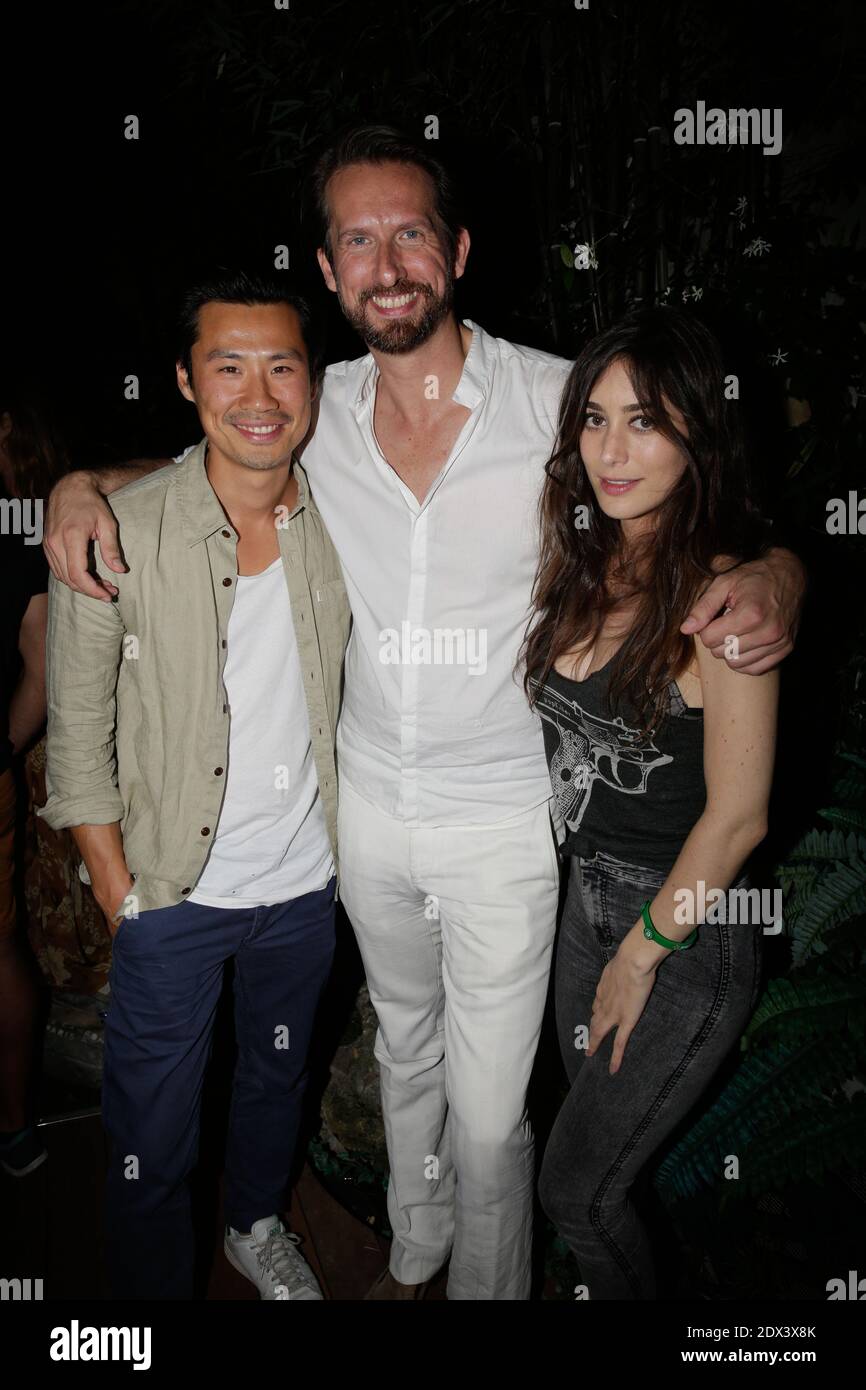 Exclusive - Fred Chau, Sam Bobino and Fanny Valette attending a party ...