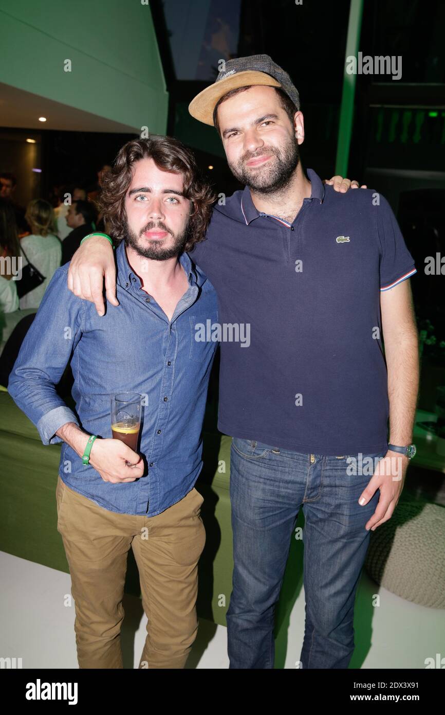 Exclusive - Eric Metzger and Quentin Margot attending a party to ...