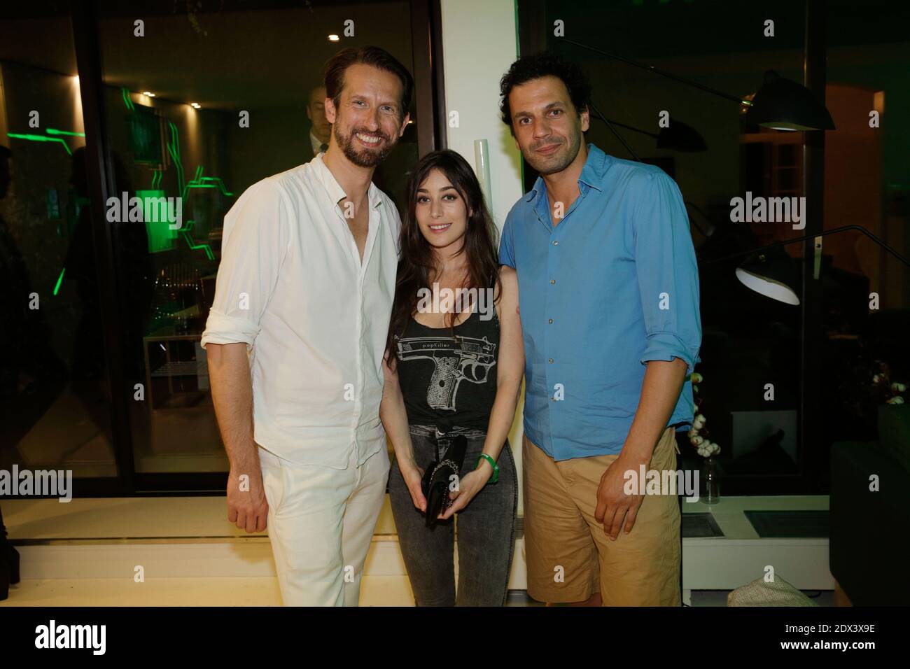 Exclusive - Sam Bobino, Fanny Valette and Mehdi Nebbou attending a ...
