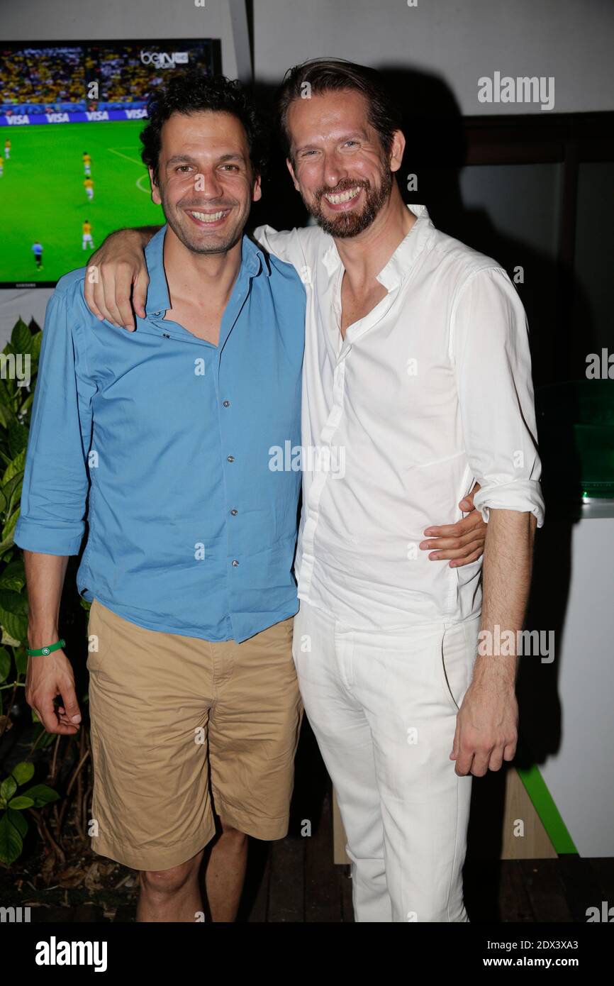 Exclusive - Mehdi Nebbou and Sam Bobino attending a party to celebrate ...