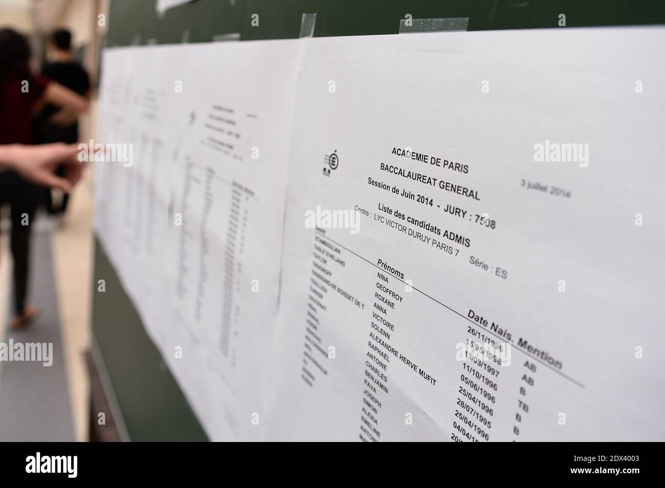 Baccalaureat france hi-res stock photography and images - Alamy