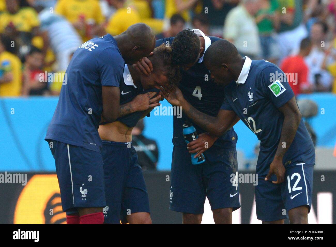 France's Antoine Griezmann crying after losing in Soccer World Cup 2014 ...