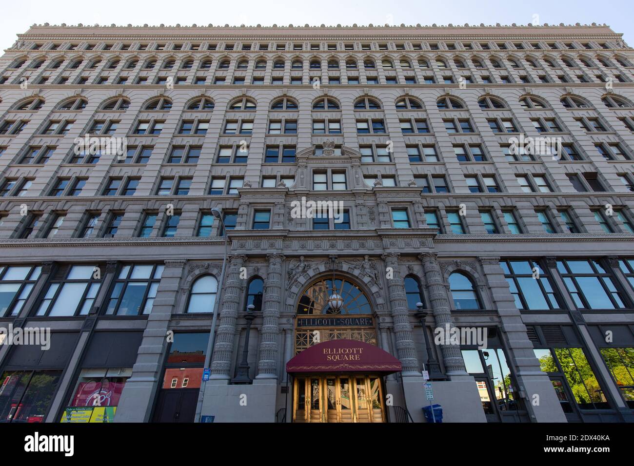 Buffalo, USA-20 July, 2020: Elliot Square Building in Buffalo downtown ...