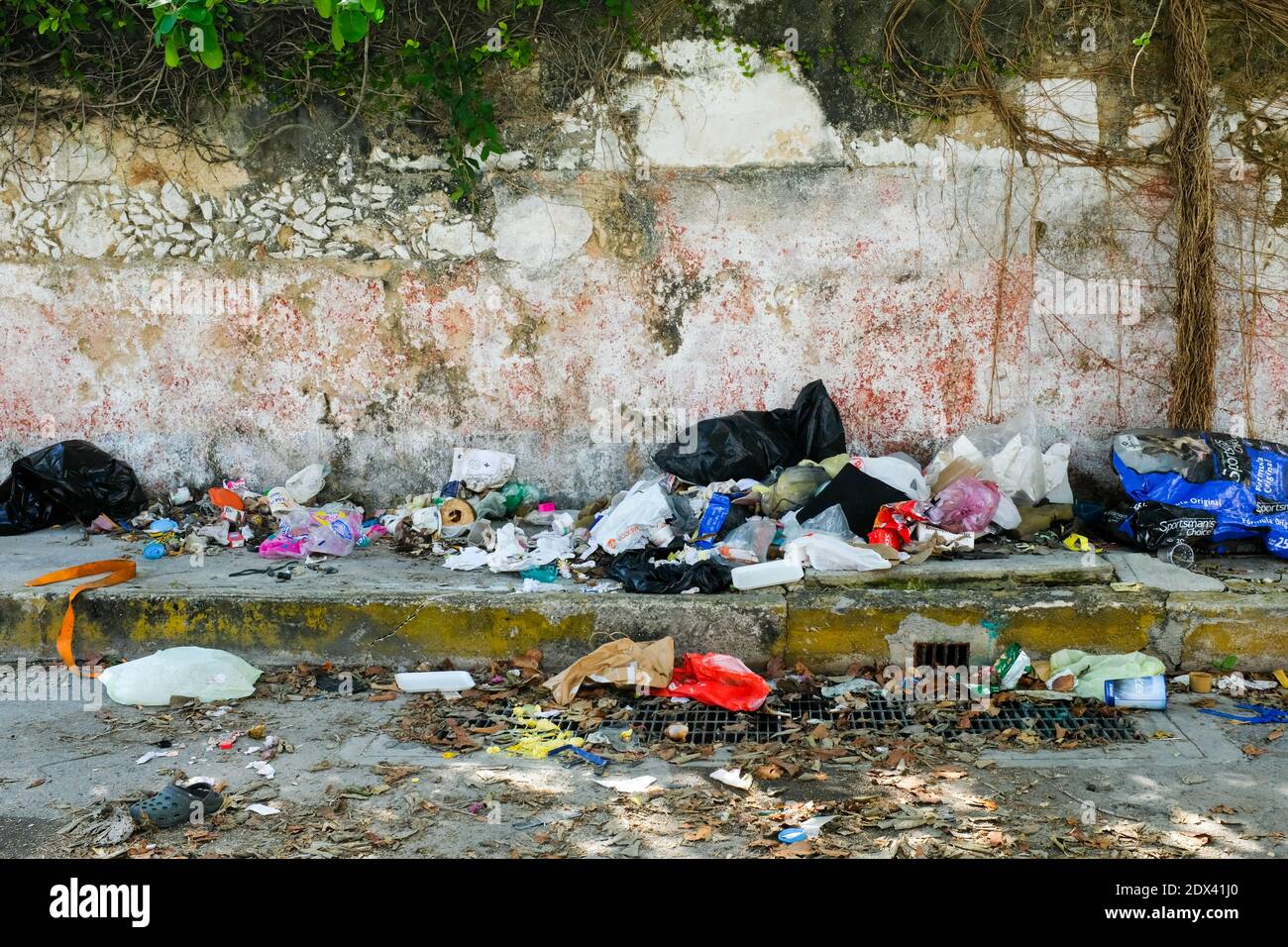 Garbage Merida Mexico Stock Photo - Alamy