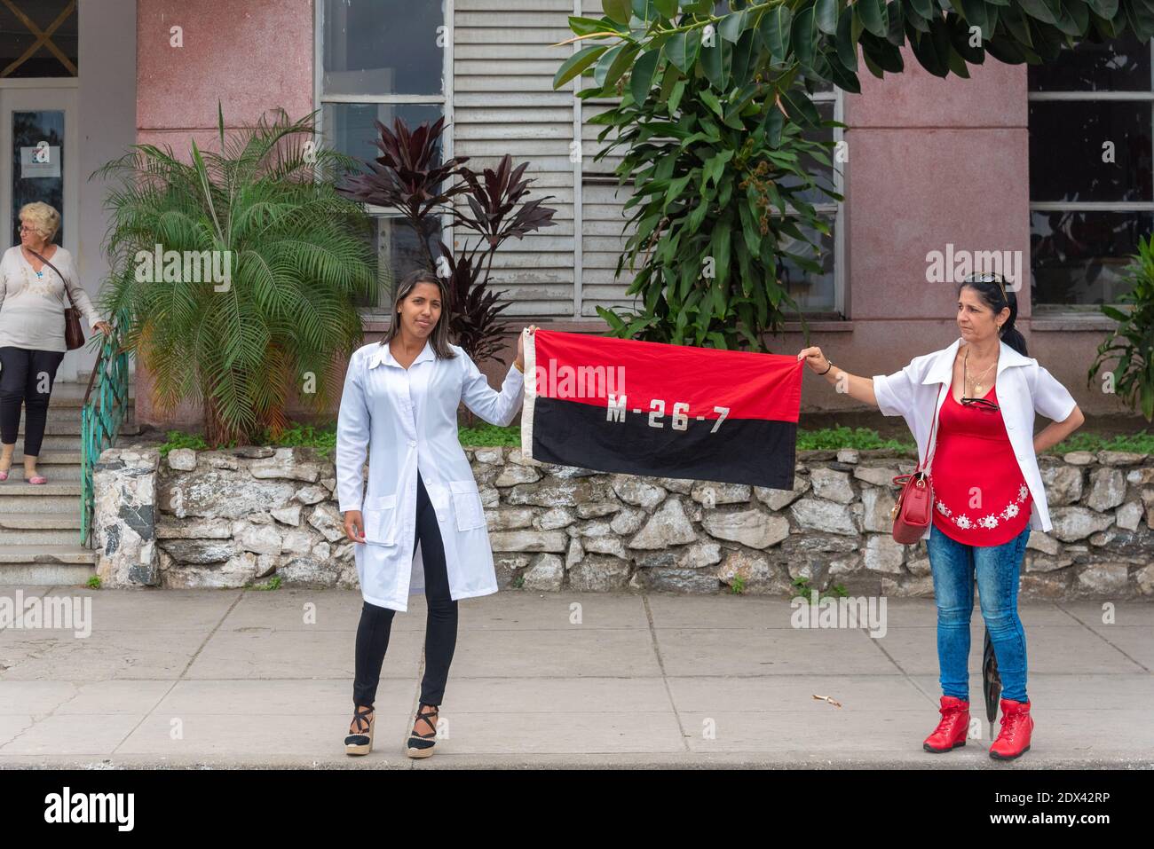 Flag of 26 july movement hi-res stock photography and images - Alamy