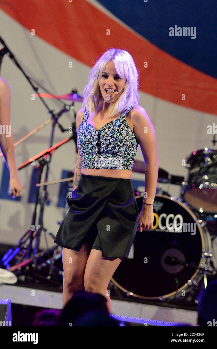 Alizee performs live on stage during 'RFM Summer Live 2014' in ...