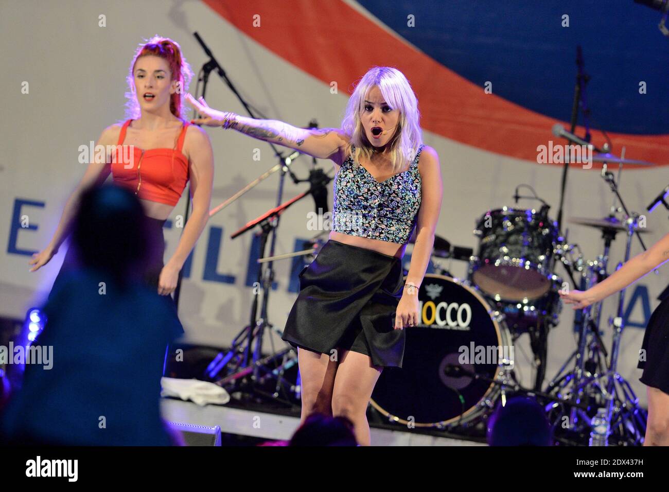 Alizee performs live on stage during 'RFM Summer Live 2014' in ...