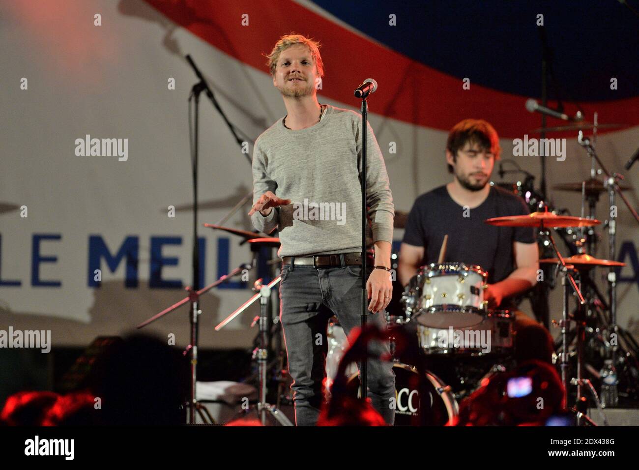 Kyo performs live on stage during 'RFM Summer Live 2014' in Levallois ...