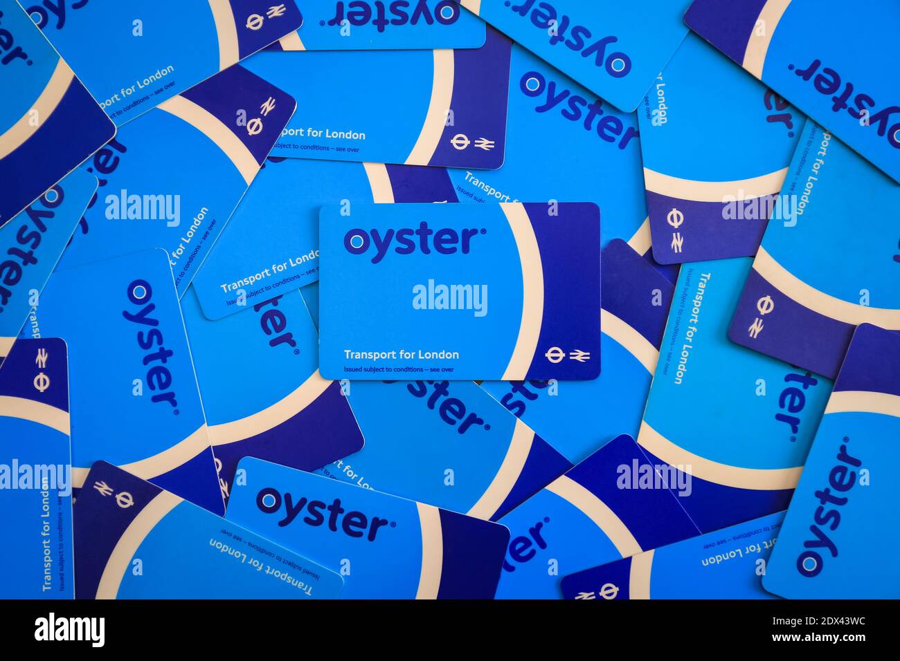 London, UK. 23 Dec 2020. Oyster card, travelcard, Transport for London ...