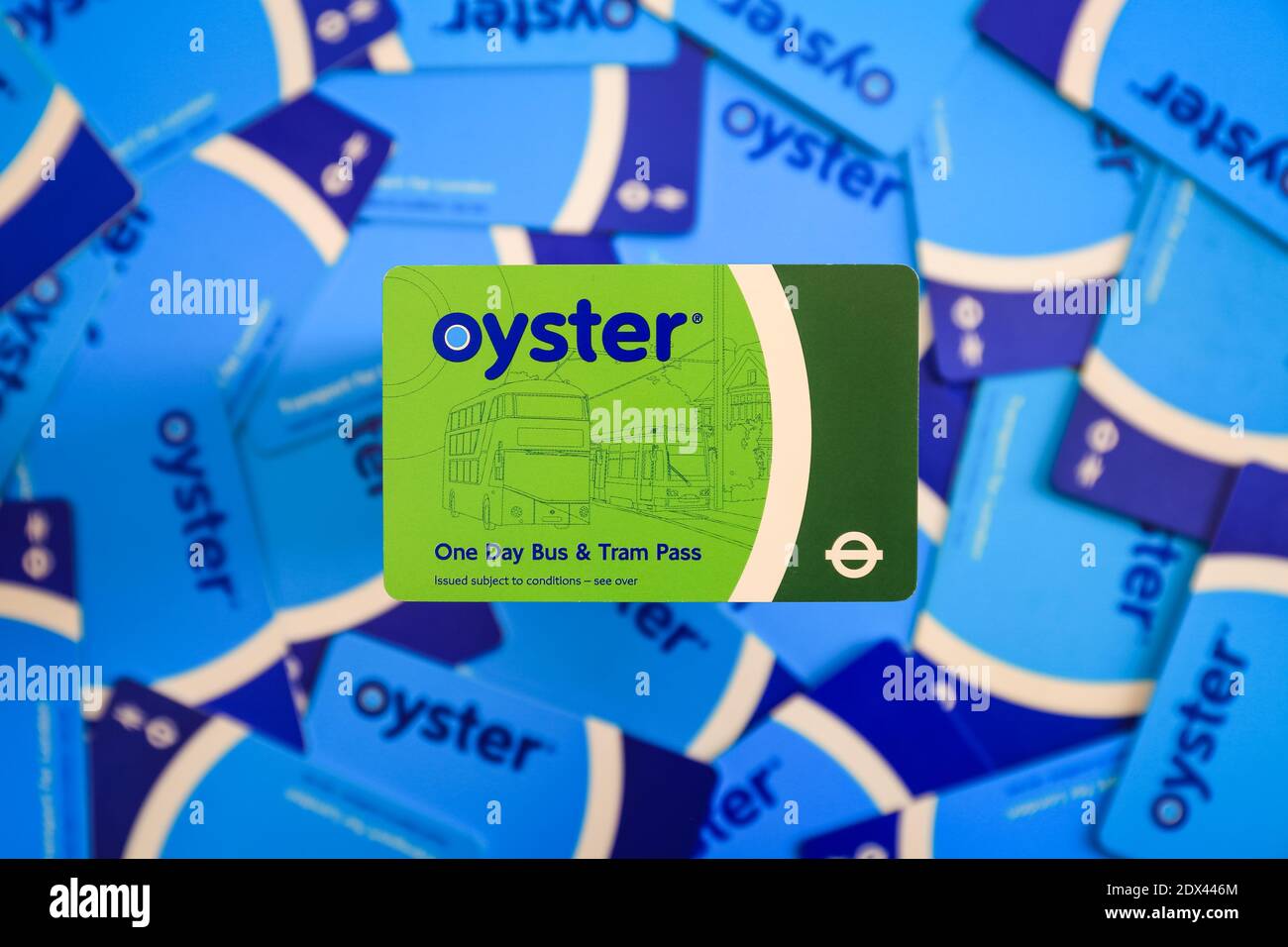 London, UK. 23 Dec 2020. Oyster card, travelcard, Transport for London ...
