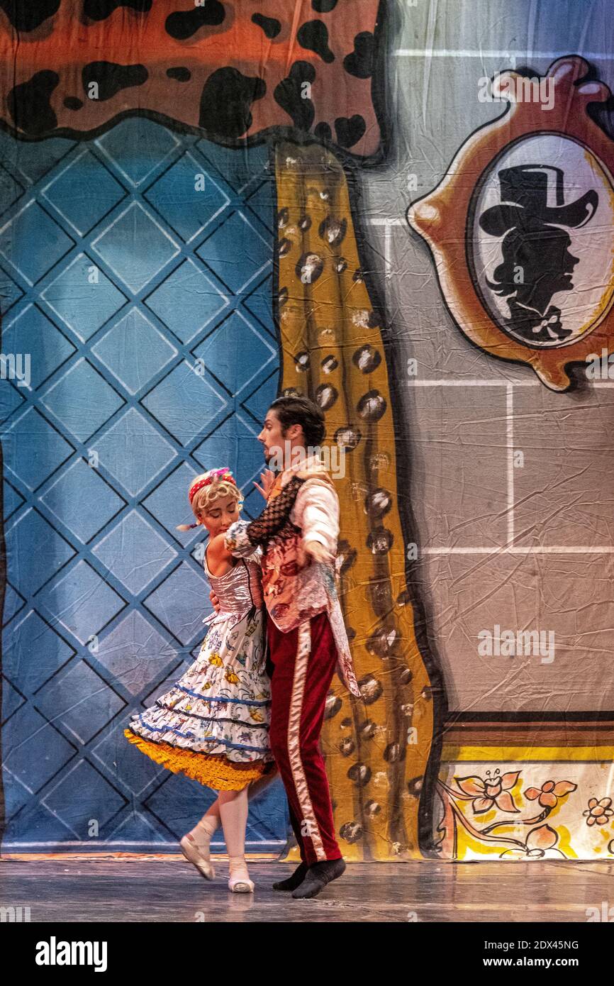 Cuban National Ballet Performs "Cinderella", Santa Clara, Cuba Stock ...