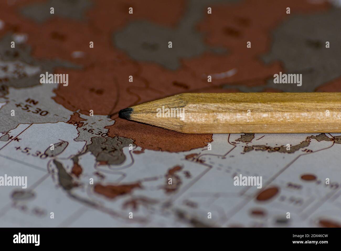Pencil map High Resolution Stock Photography and Images - Alamy