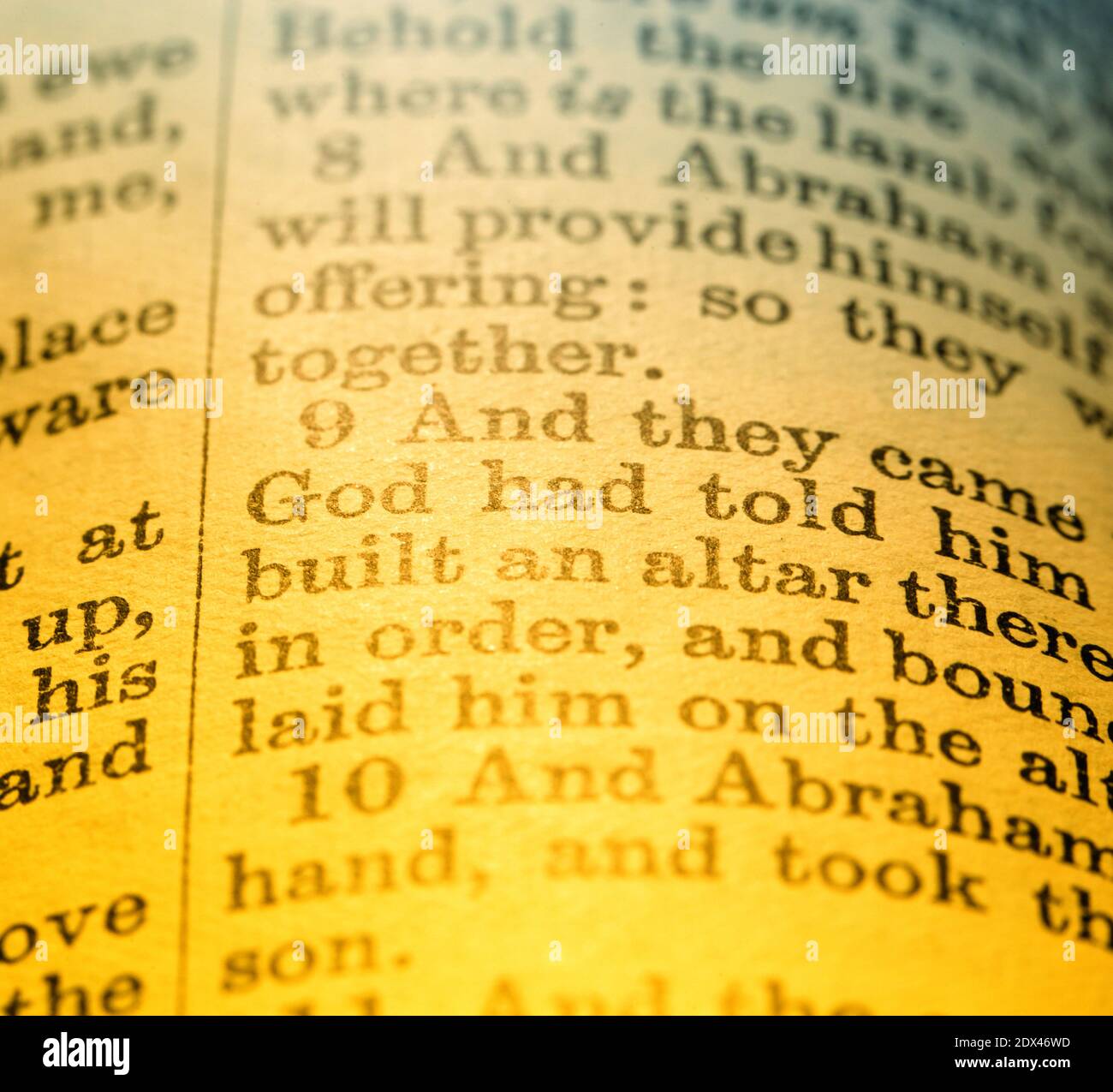 Bible texts hi-res stock photography and images - Alamy