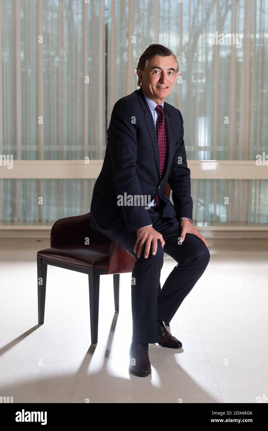 Philippe Douste-Blazy poses during a photo session at the ...