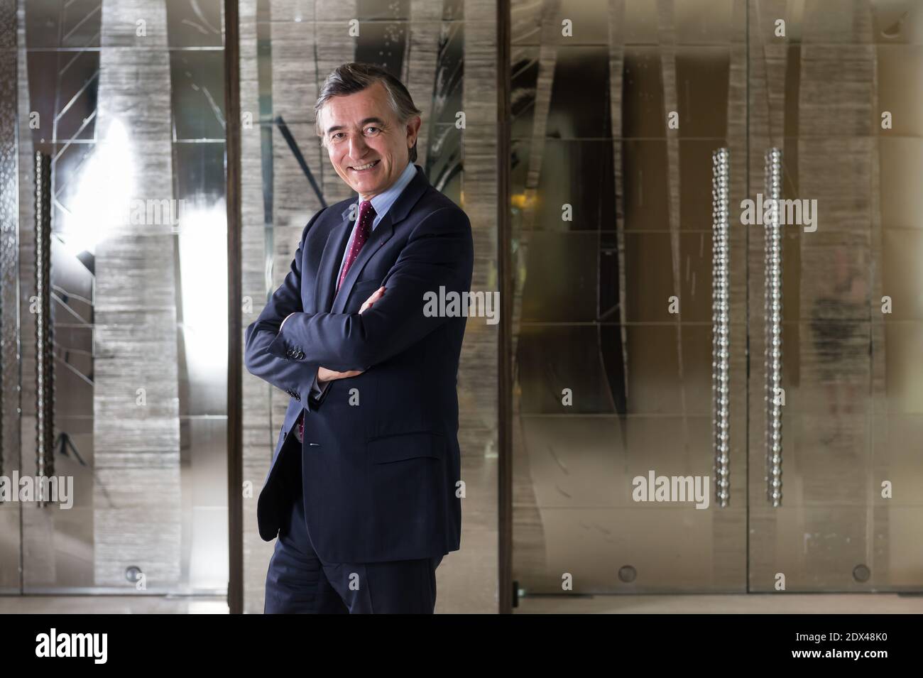 Philippe Douste-Blazy poses during a photo session at the ...