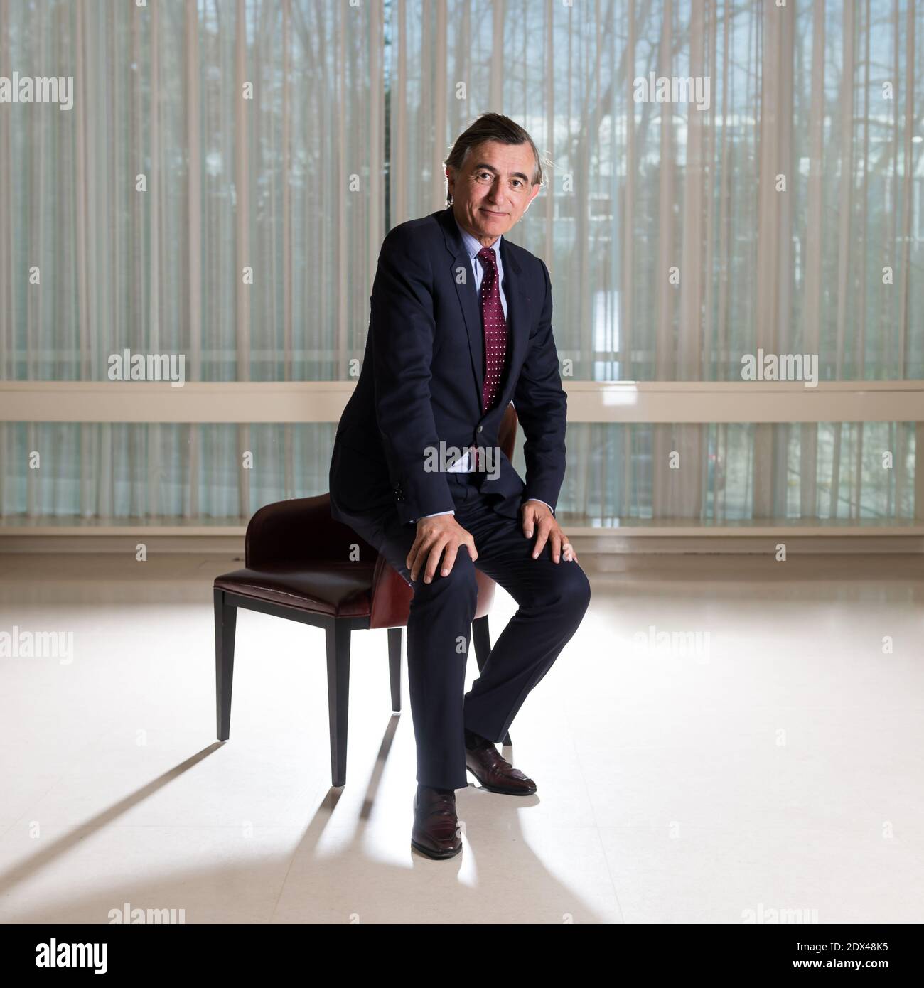 Philippe Douste-Blazy poses during a photo session at the ...