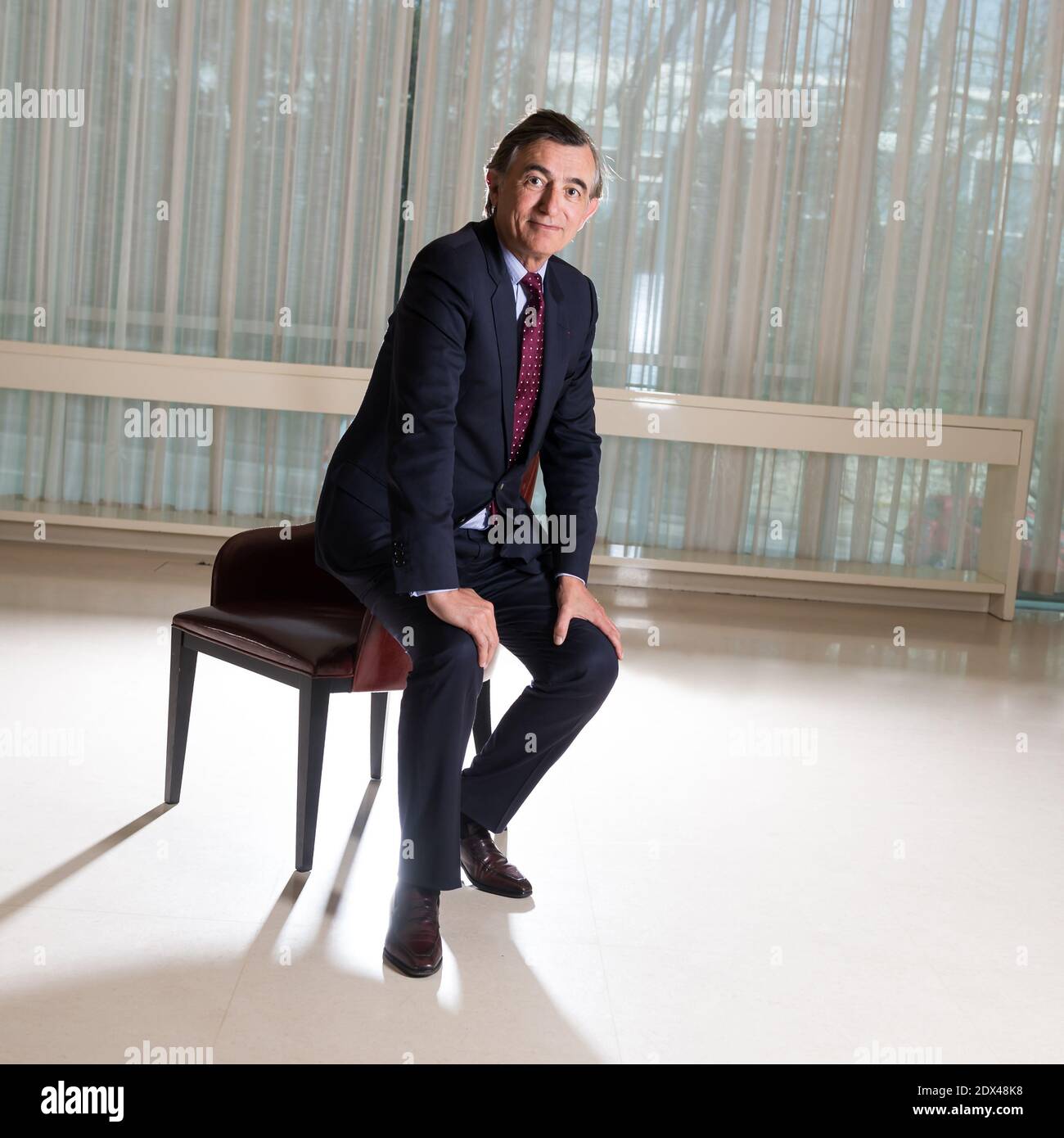 Philippe Douste-Blazy poses during a photo session at the ...