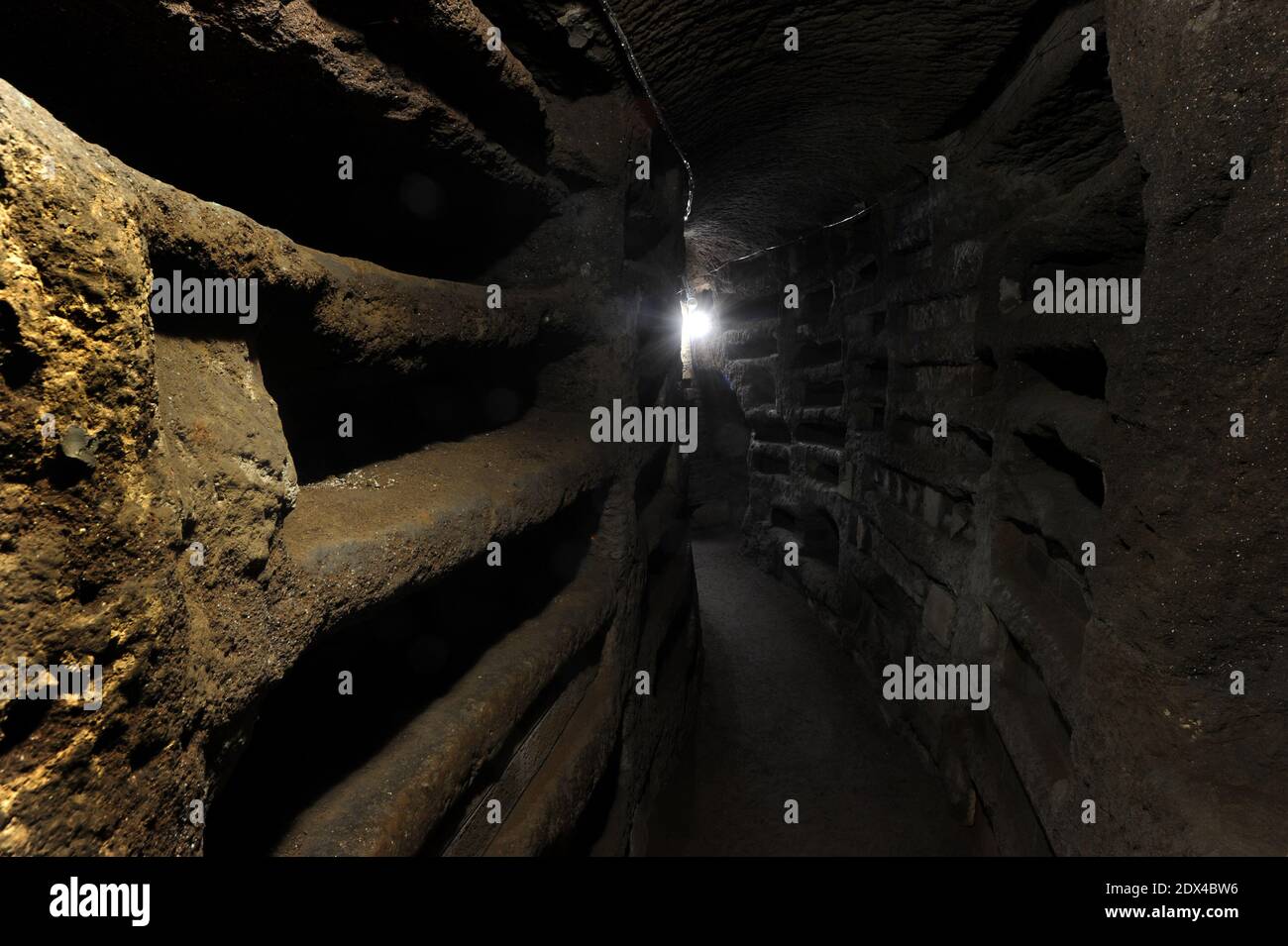 Catacombs of priscilla rome hi-res stock photography and images - Alamy