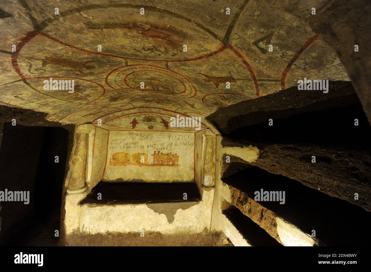 Catacombs of priscilla rome hi-res stock photography and images - Alamy
