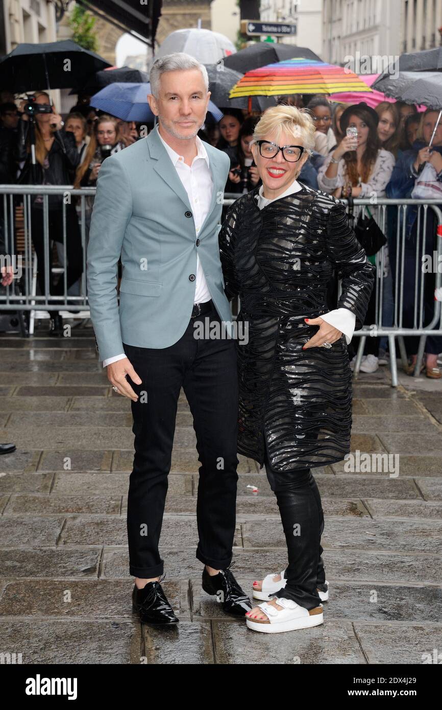 Baz Luhrmann arriving for the Jean-Paul Gaultier Fall-Winter 2014/2015 ...