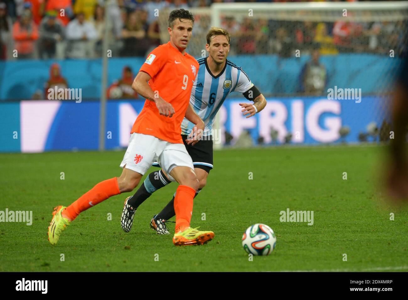 Van persie 2014 world cup hi-res stock photography and images - Alamy