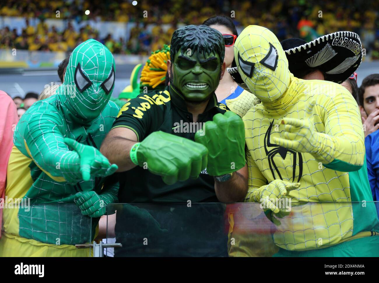 Brazil germany 7 1 world cup fans hi-res stock photography and images ...