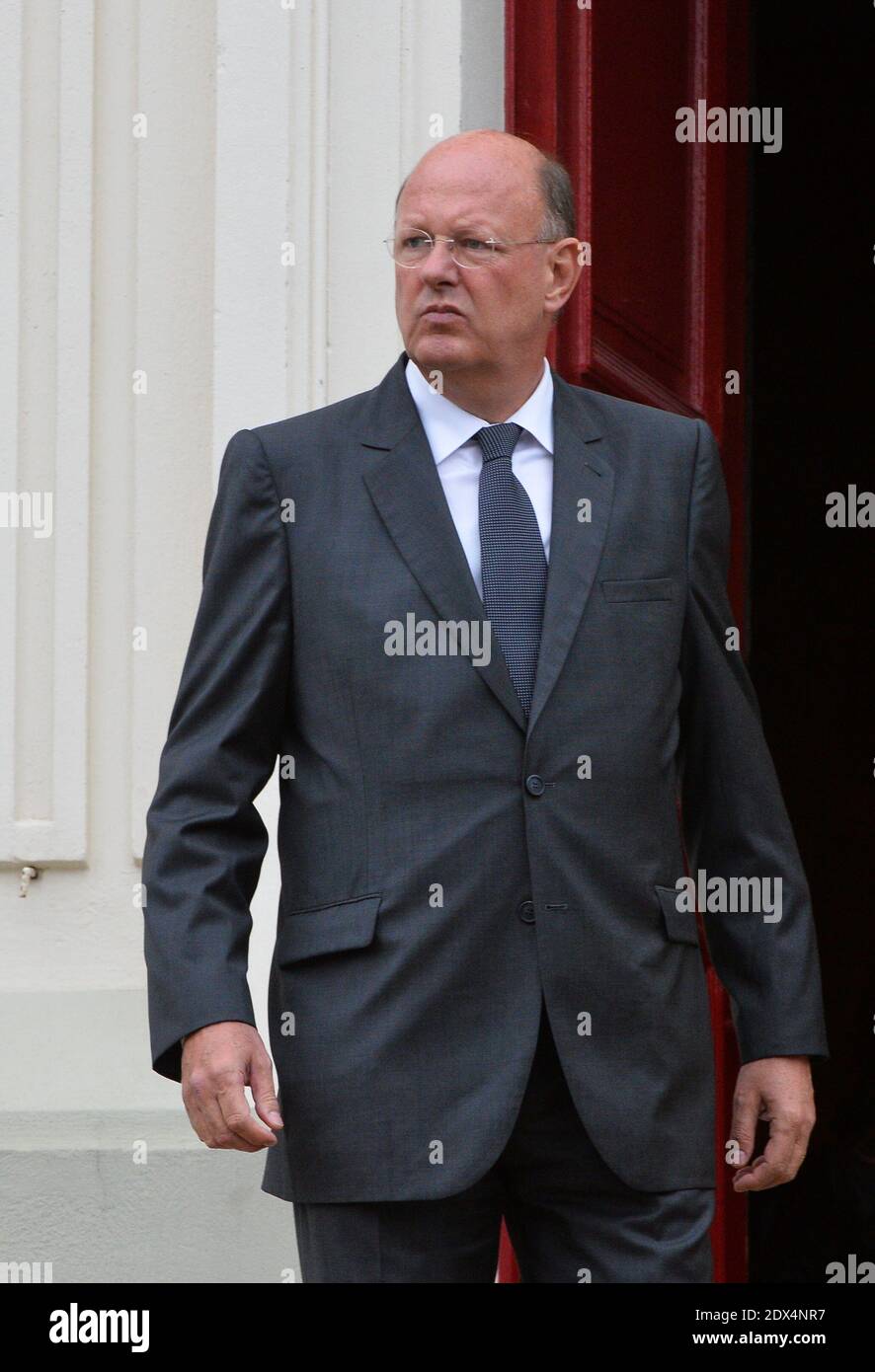 Remy Pflimlin aux obseques de Benoit Duquesne a l'eglise Jeanne D'Arc ...