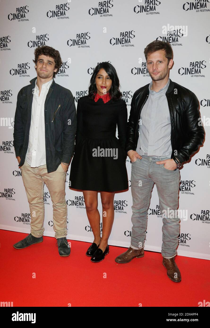Arthur Dupont, Leila Bekhti and Nicolas Duvauchelle attending the 'Maintenant ou jamais ...