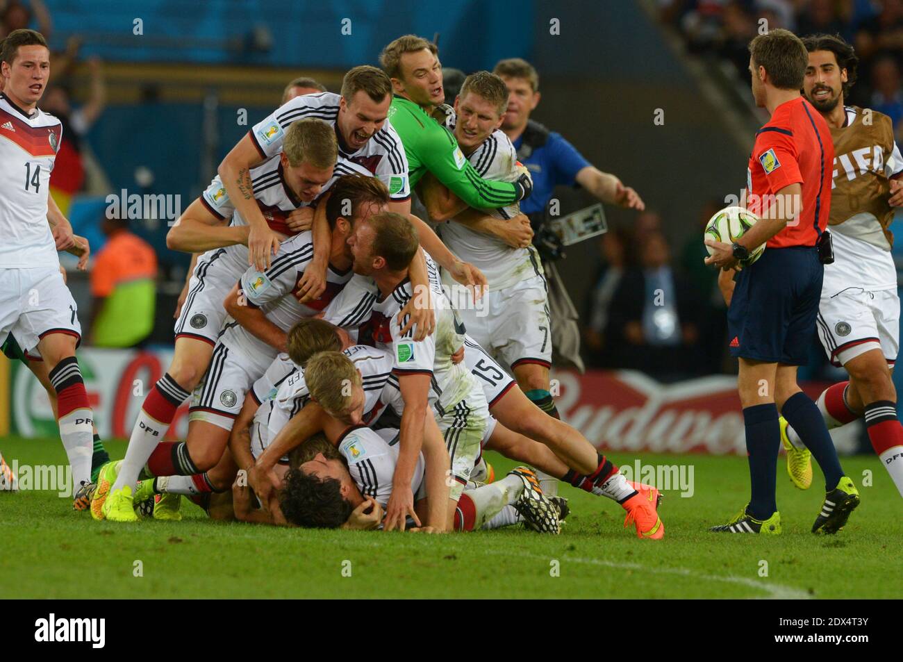 Germany's Final joy in Soccer World Cup Final match Germany vs ...
