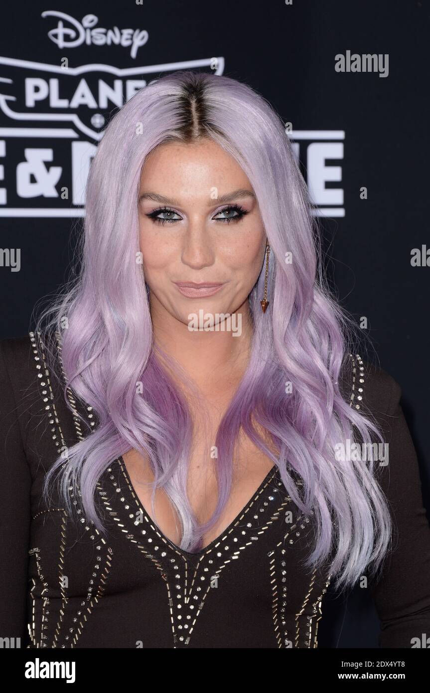Kesha attends the premiere of Disney's 'Planes: Fire & Rescue' at the ...
