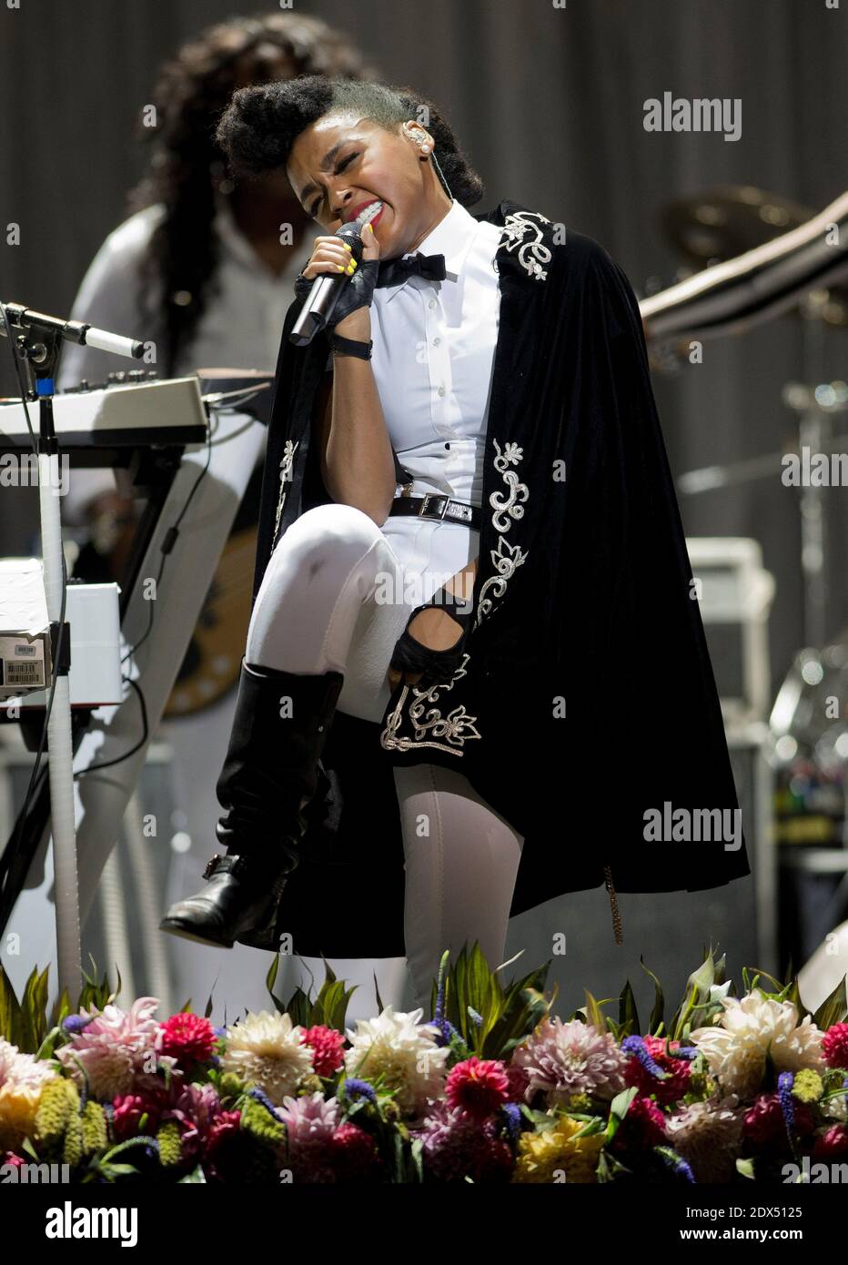 Singer Janelle Monae performs after receiving the Grammy Museum's Jane ...