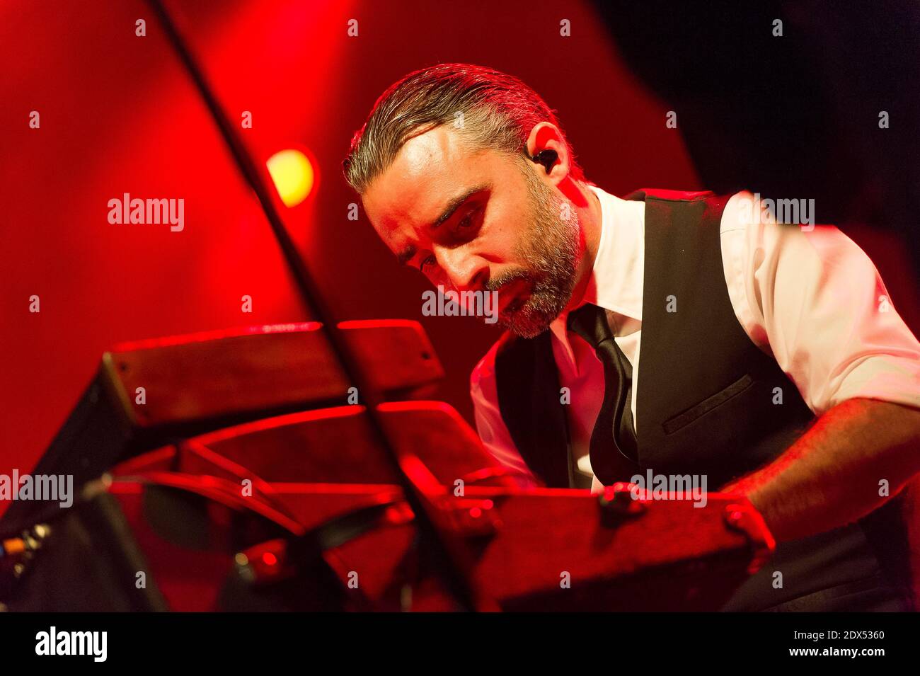 French group Electro Deluxe performs live during Pleins Feux Festival ...