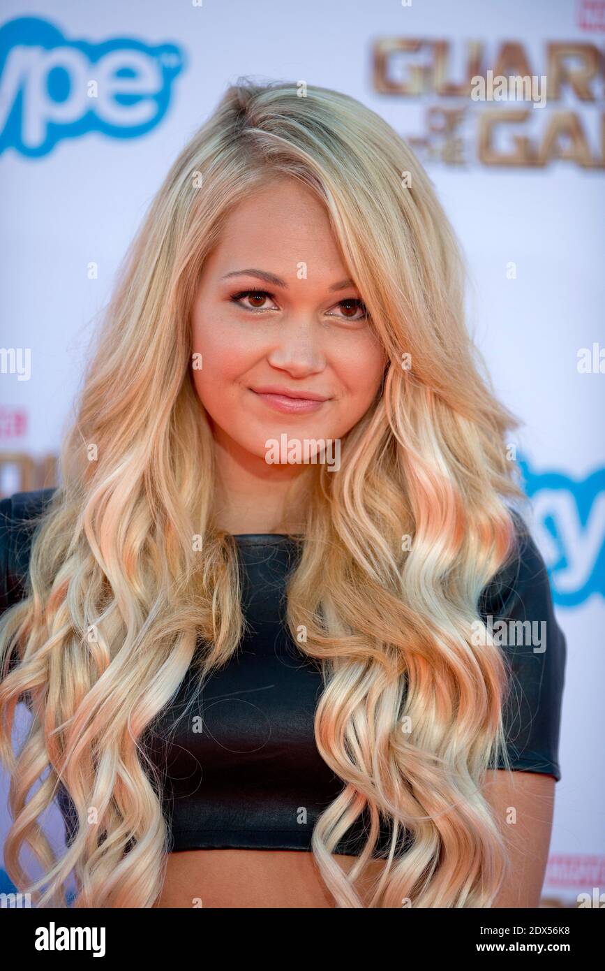 Kelli Berglund attends the world premiere of Marvel's 'Guardians Of The ...
