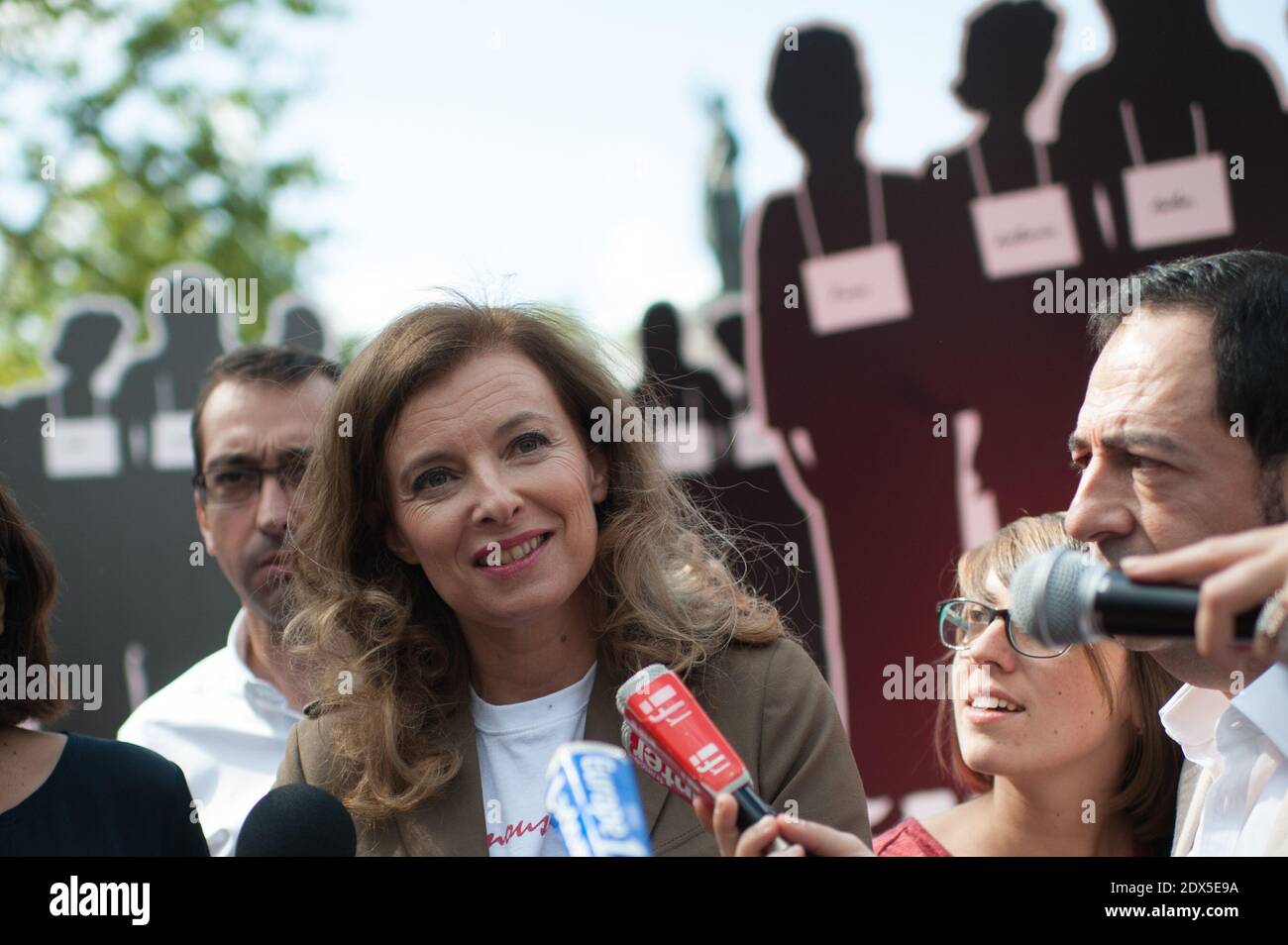 Paris mayor Anne Hidalgo and former French first lady Valerie ...