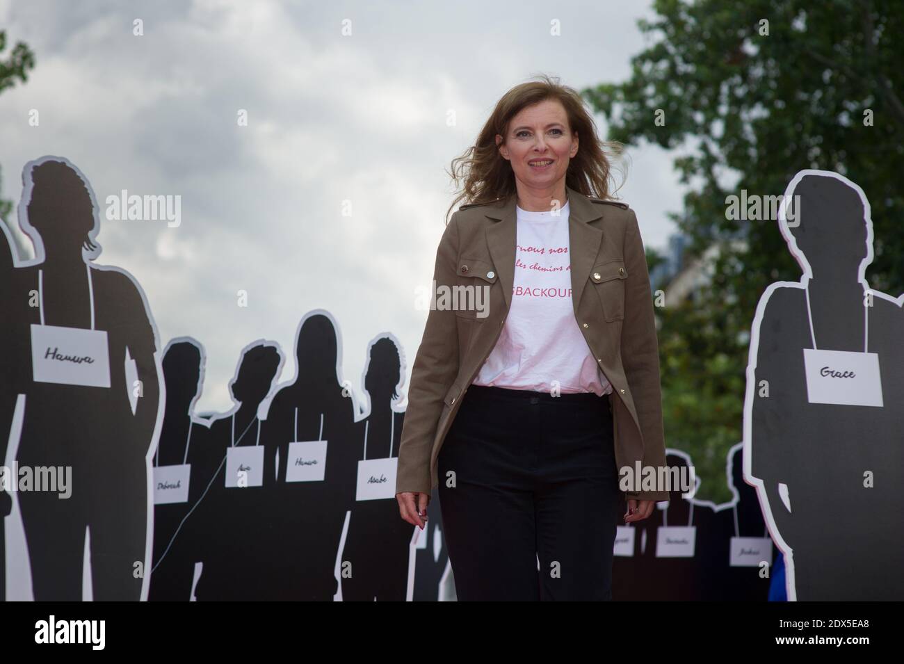 Paris mayor Anne Hidalgo and former French first lady Valerie ...