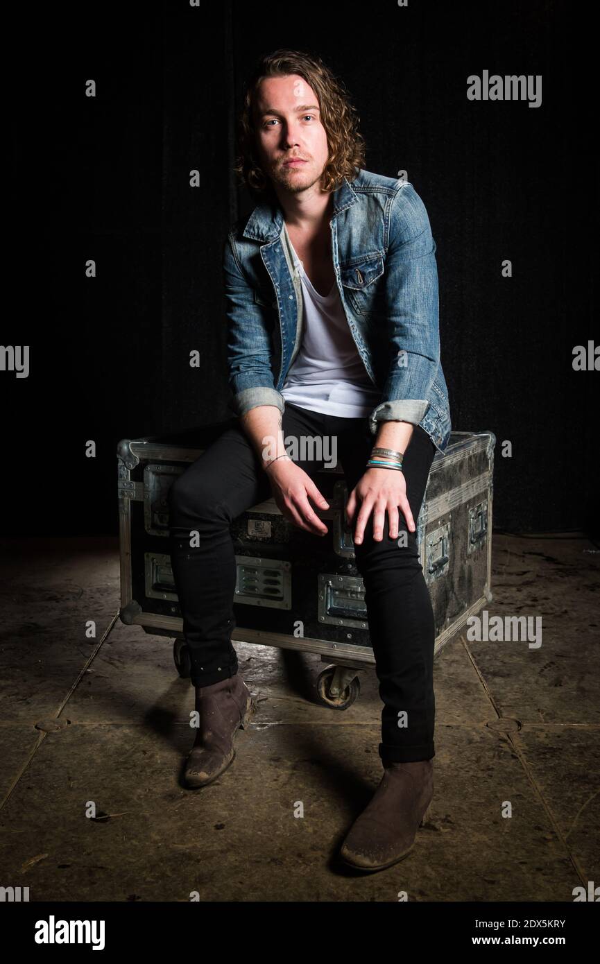 French singer Julien Dore perfoms live in concert at Paleo Festival in ...