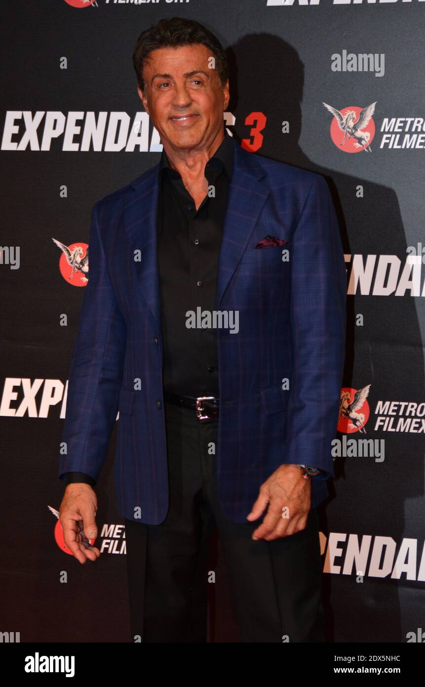 Sylvester Stallone at the premiere for the film Expendables 3 held at ...
