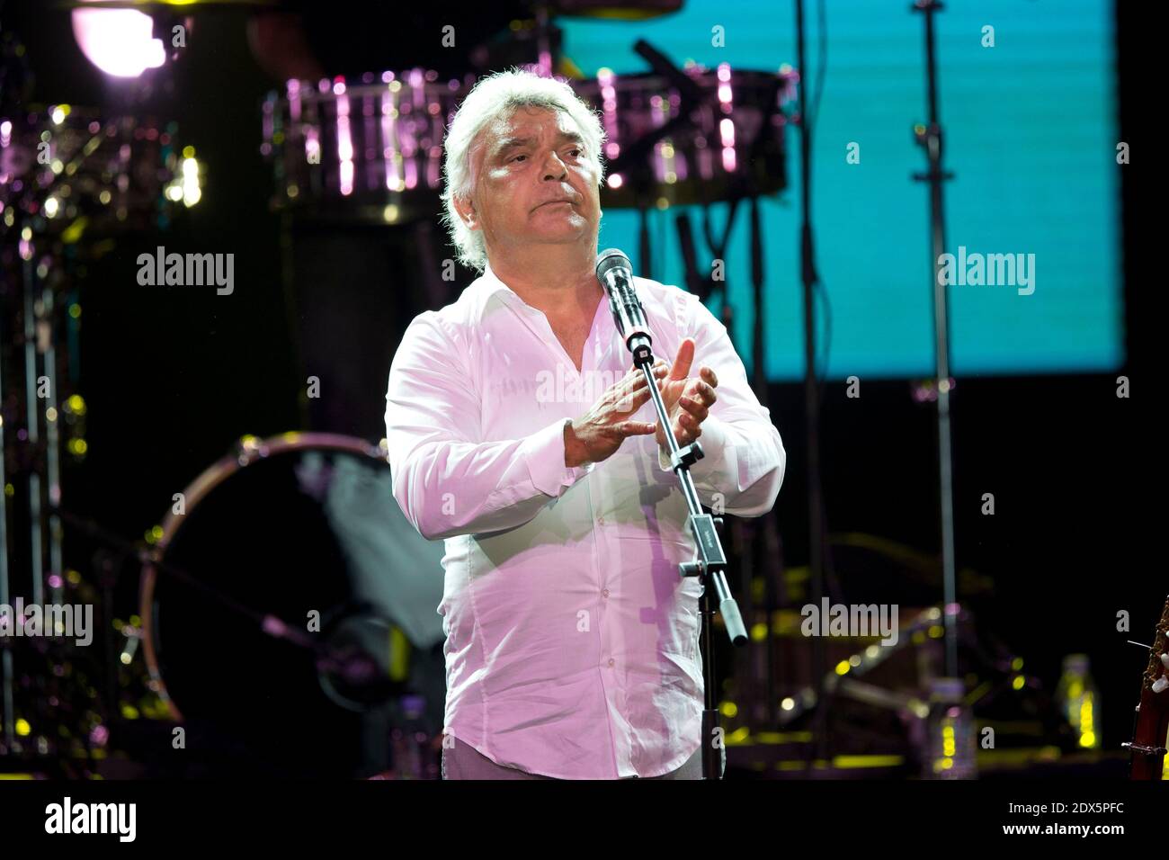 French musicians group Gipsy Kings (Nicolas Reyes) performs at Sporting ...
