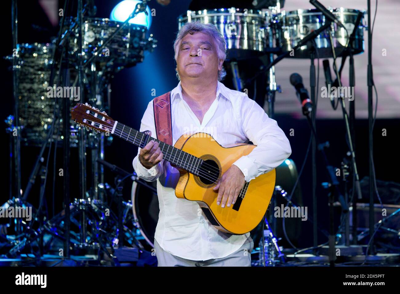 French musicians group Gipsy Kings (Nicolas Reyes) performs at Sporting ...