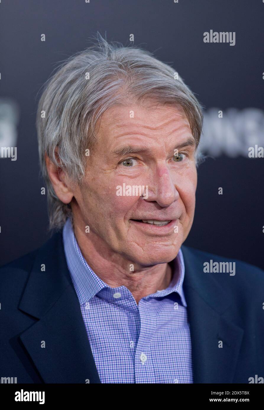 Harrison Ford attends the Expendables 3 premiere at TCL Chinese Theatre ...