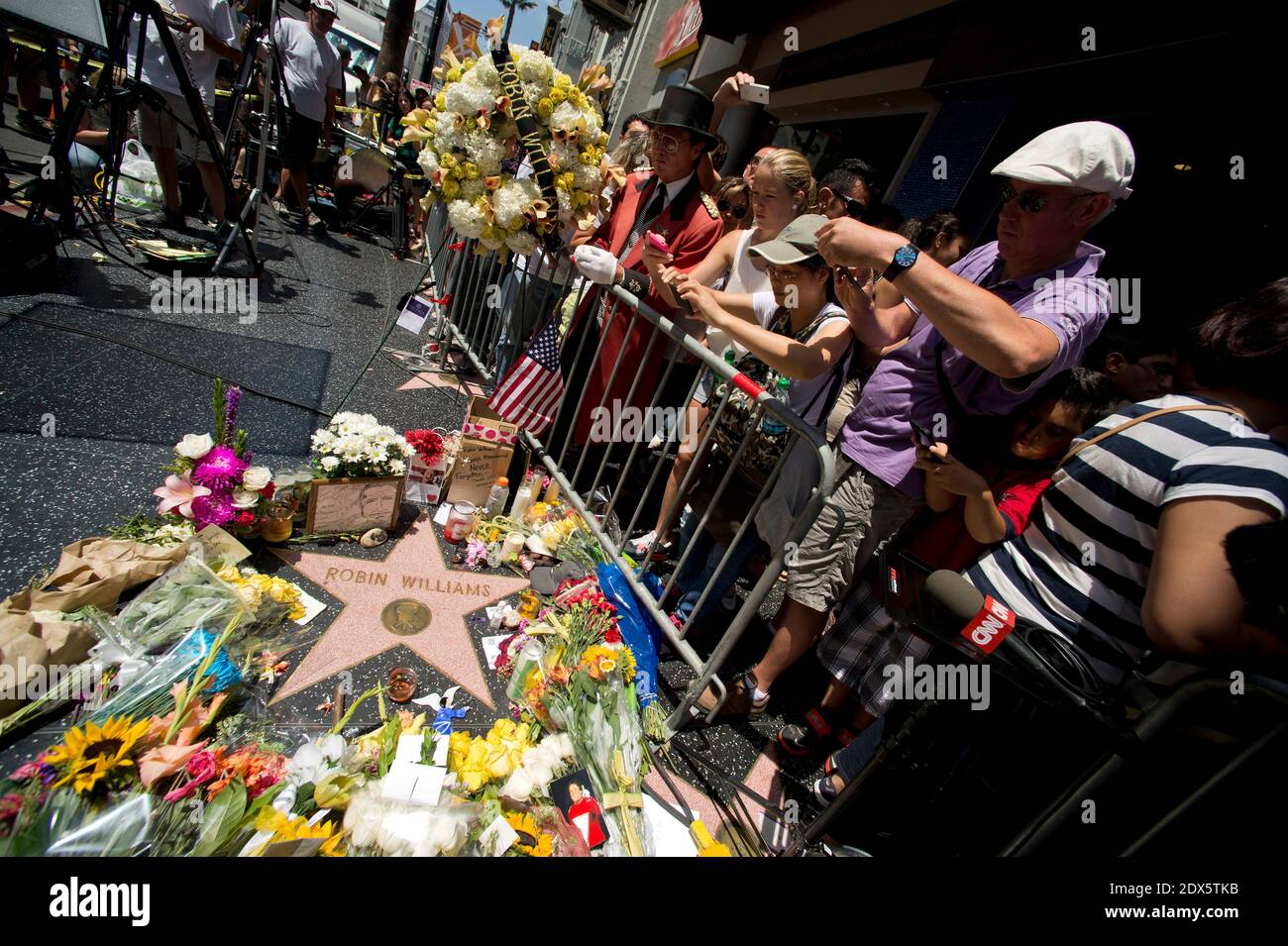Tribute to Robin Williams on his Walk of Fame Star. The actor died of ...