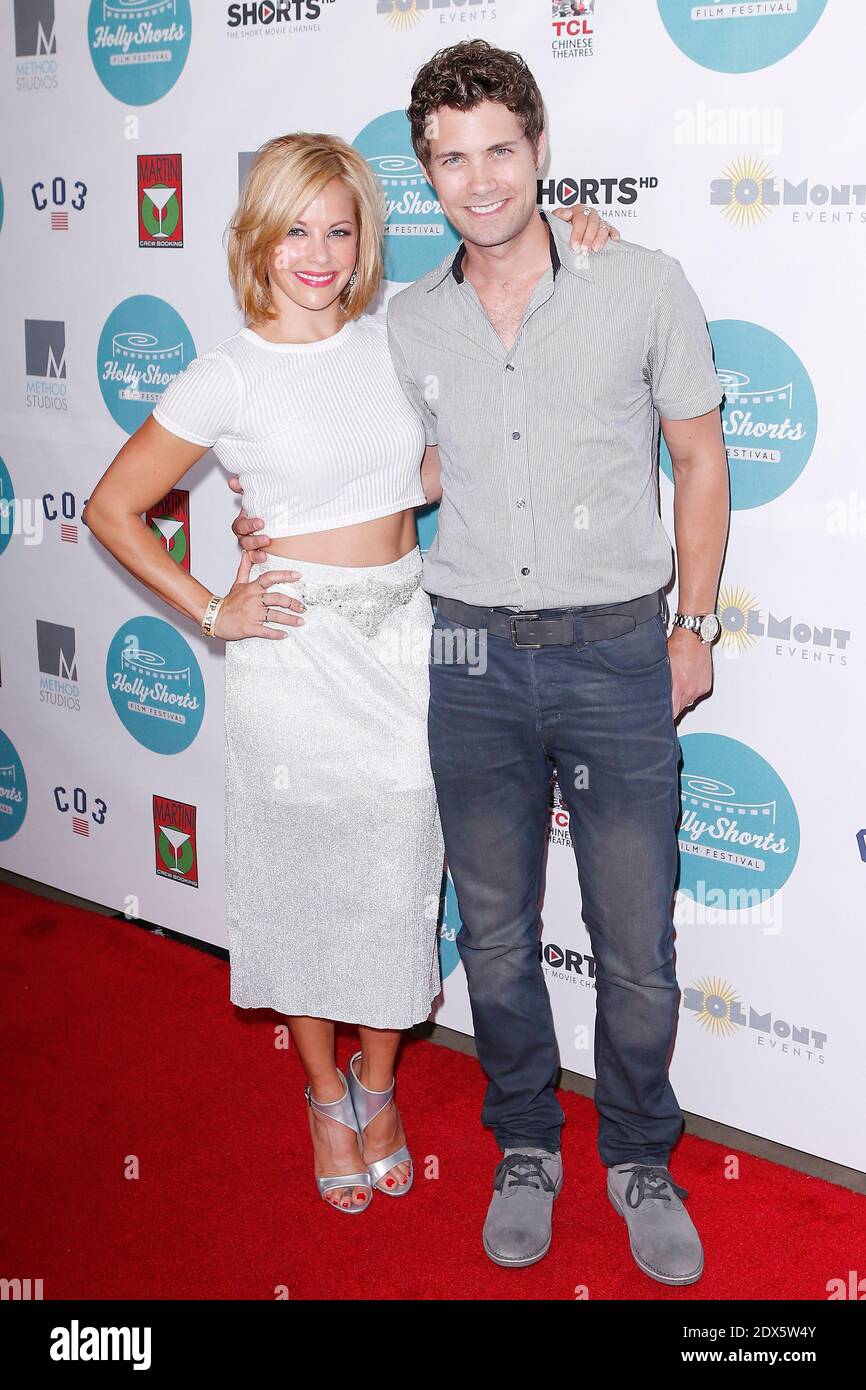 Amy Paffrath and Drew Seeley attend the 10th Annual HollyShorts Film ...