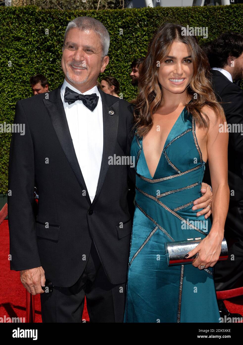 Nikki Reed and her dad attend the 2014 Creative Arts Emmy Awards at ...