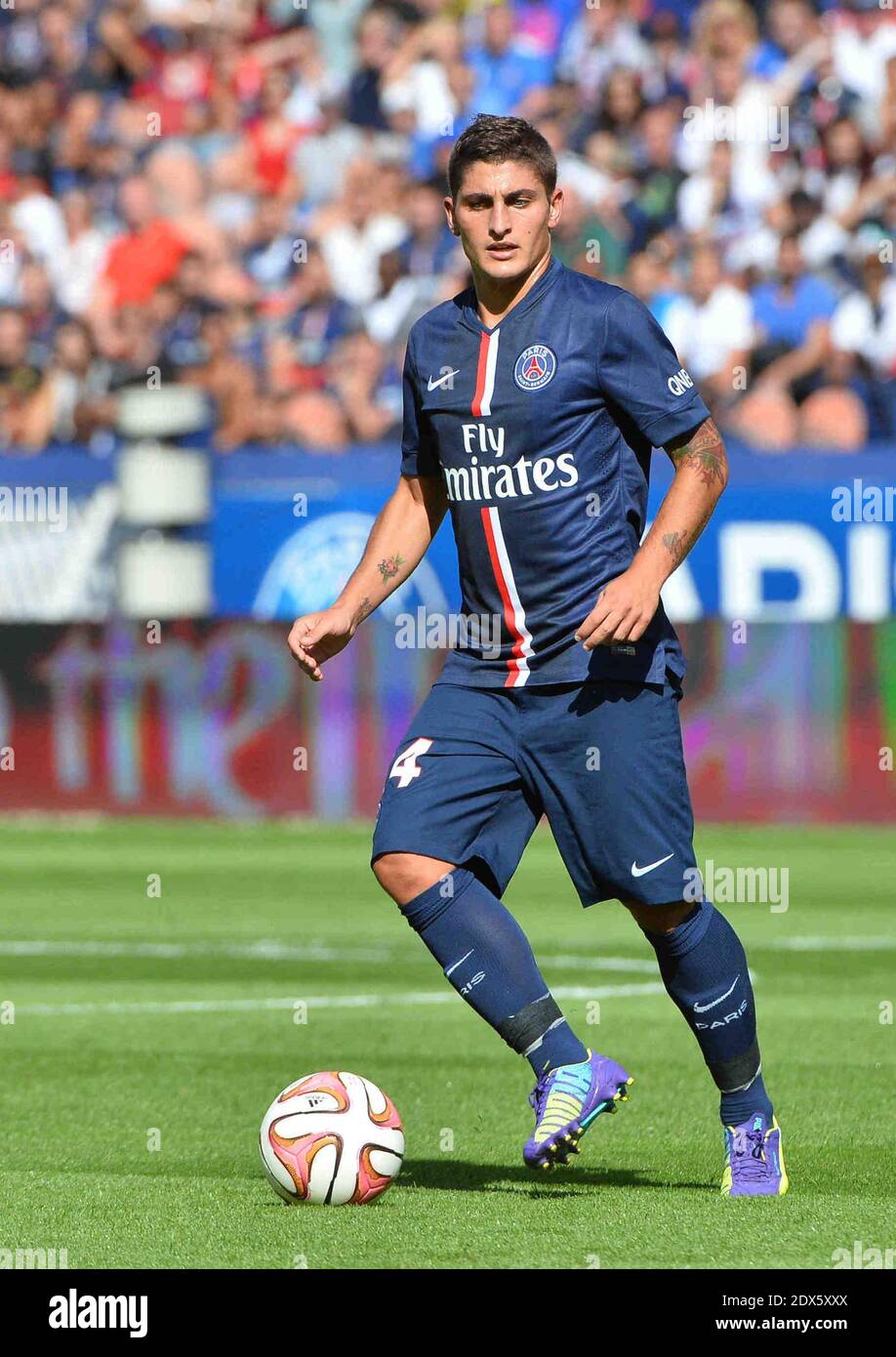 PSG's Marco Verratti during the French First League soccer match, Paris ...