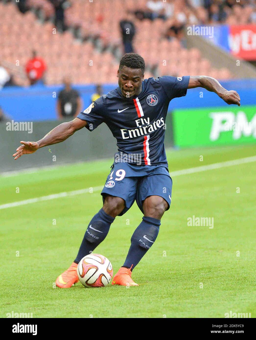 PSG's during the French First League soccer match, Paris Saint Germain ...
