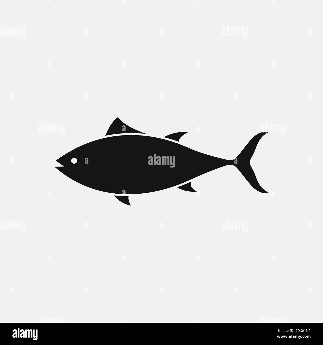 Bluefin tuna icon logo design. simple flat vector illustration Stock ...